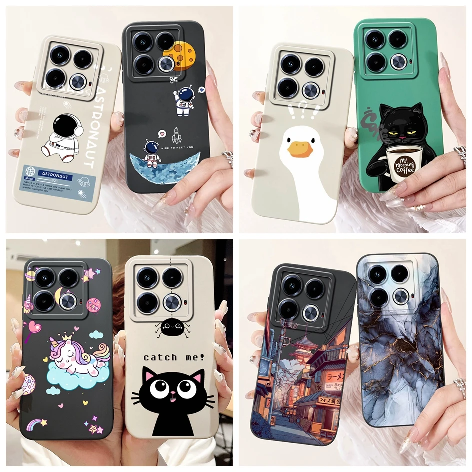 For-Infinix-Note-40-X6853-Case-2024-Cute-Cartoon-Camera-Protection ...