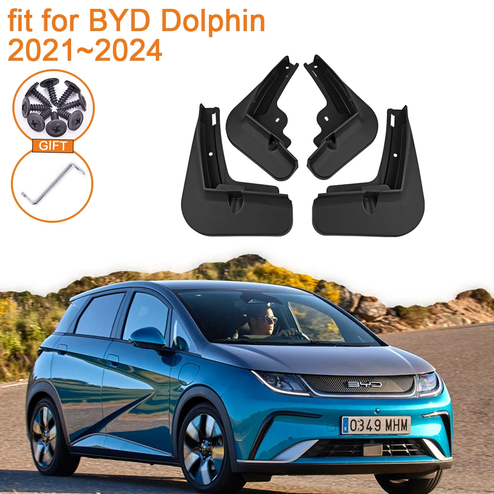 For BYD Dolphin 2021-2024 Mudguards Car Accessories Mud Flaps Flap ...