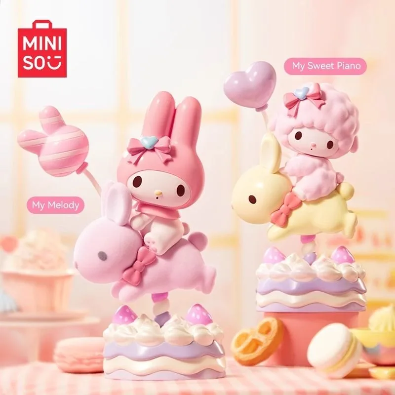 Original-MINISO-My-Melody-My-Sweet-Piano-Sweet-Party-Decoration-Model-Play-Figure-Collection-Toy ...