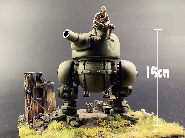 Tank-mecha-sci-fi-model-Battle-Chicken-Fury-Tank-mecha-resin-GK-white ...