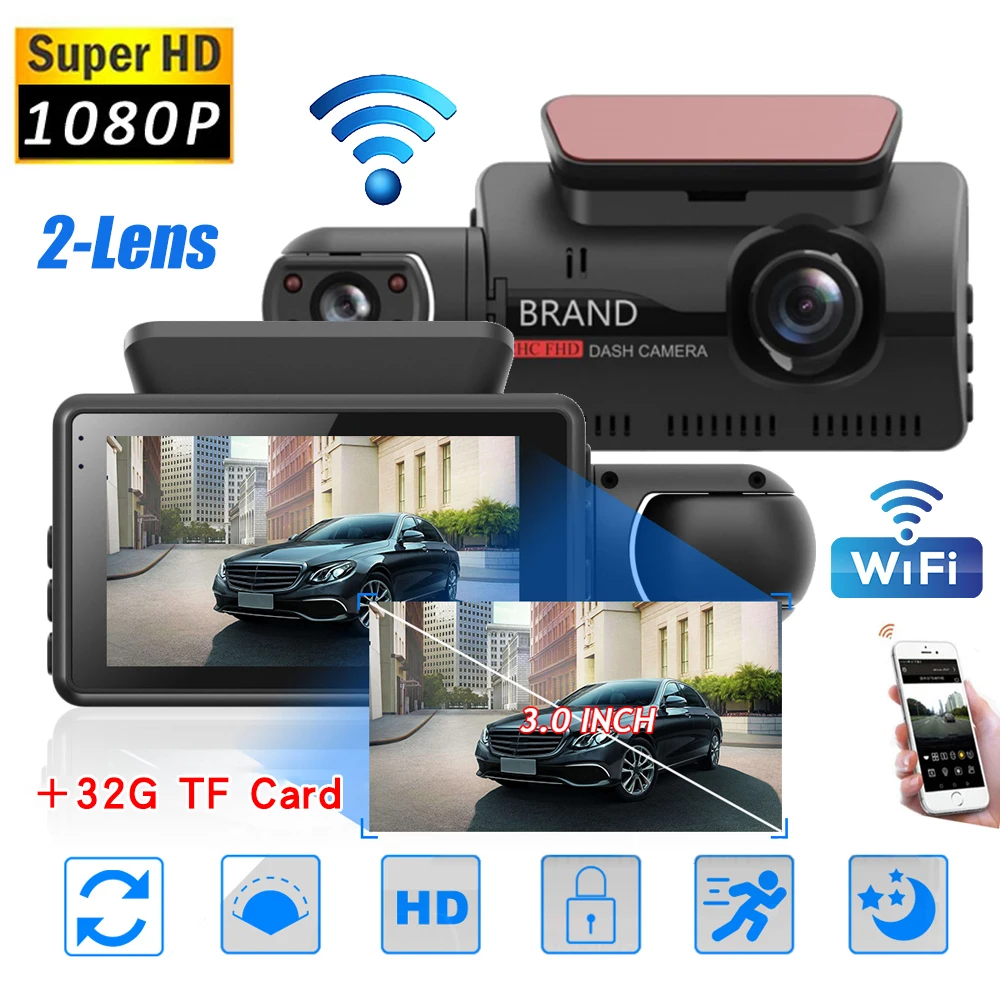 Dual-Lens-Dash-Cam-for-Cars-Black-Box-HD-1080P-Car-Video-Recorder-with ...