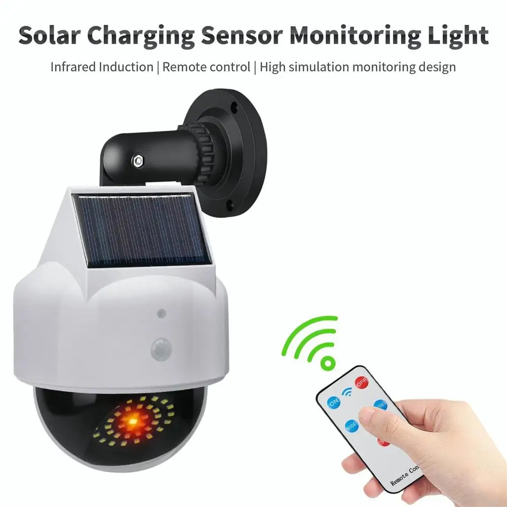 Simulation-Camera-Solar-Flood-Light-with-Motion-Sensor-Remote-Control ...