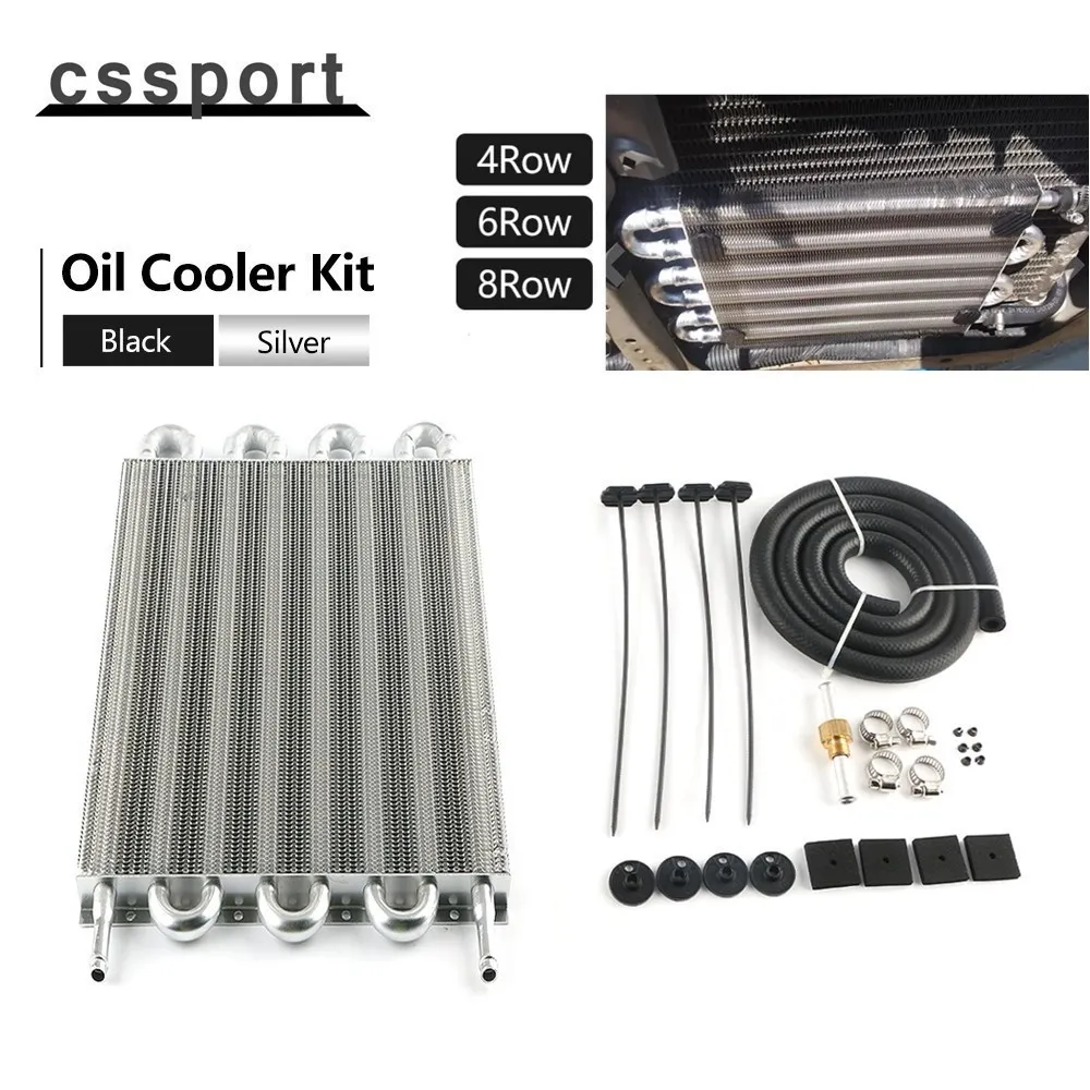4-Row-6-Row-8-Row-Universal-Aluminum-Remote-Transmission-Oil-Cooler ...
