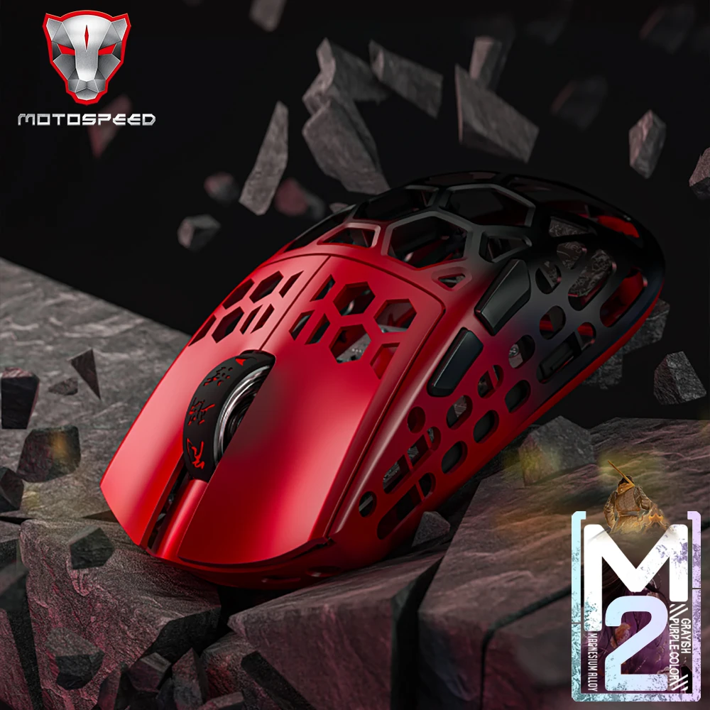 Motospeed-Darmoshark-M2-Gaming-Mouse-4k-8k-Magnesium-Alloy-Wireless ...