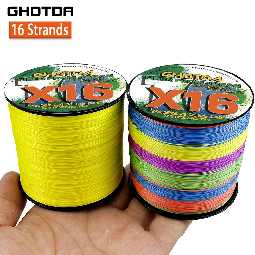 GHOTDA-16Strands-Abrasion-Resistant-Braided-Fishing-Line-PE-Super ...