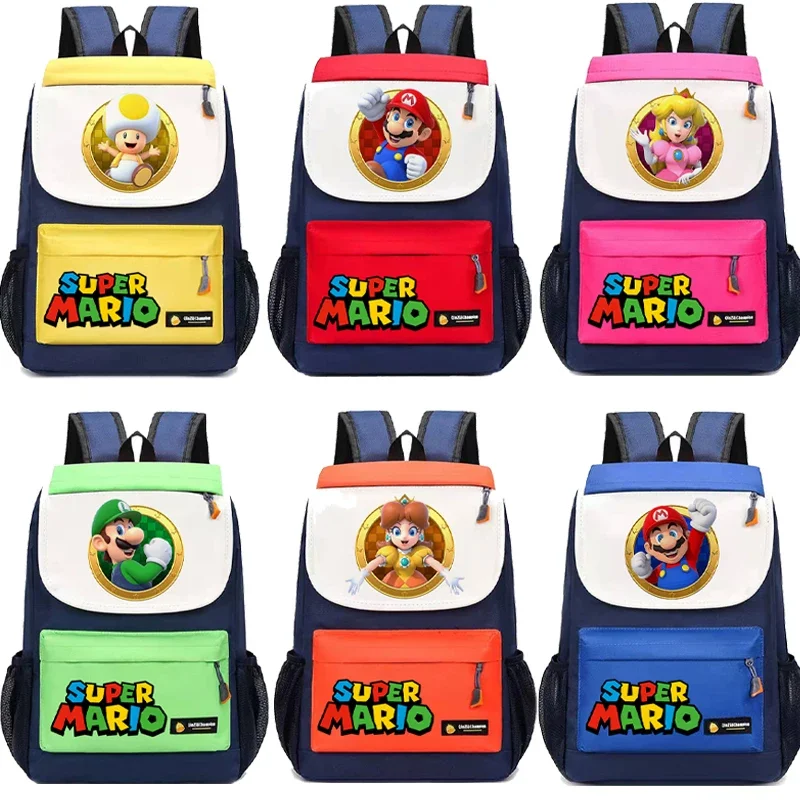 Super-Mario-Bros-Kids-Backpacks-Anime-Backpack-Cartoon-Large-Capacity ...