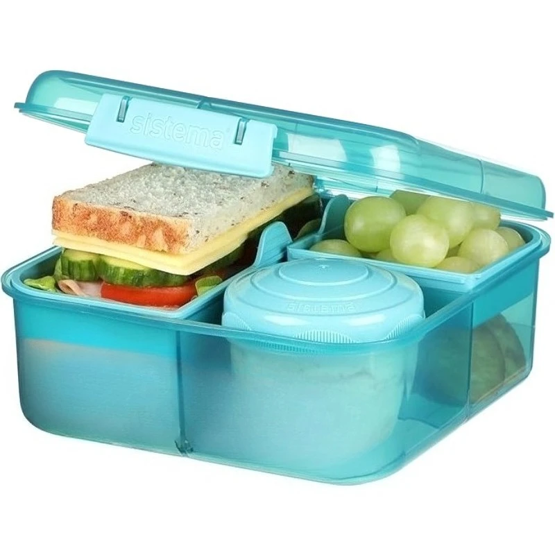 1600ml Double To-go Yogurt Children's Lunch Box Microwave Bento Boxes ...