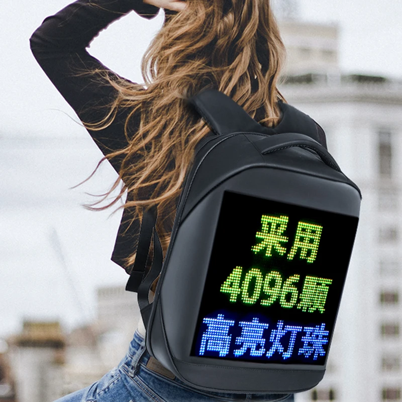 New-Motorcycle-Women-Men-Waterproof-LED-Backpack-Multi-function ...