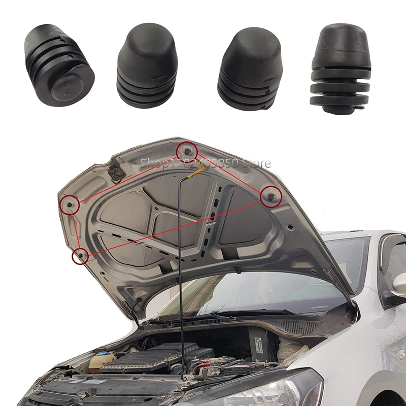 Car-Bonnet-Cushion-Hood-Bumper-Stop-Buffer-Black-Protector-for-VW ...