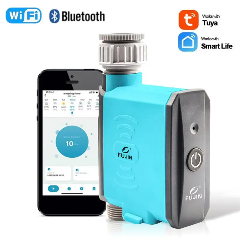 Tuya Wifi BlueTooth Garden Watering Timer Smart Home Irrigation Water Timer For Drip Irrigation ...