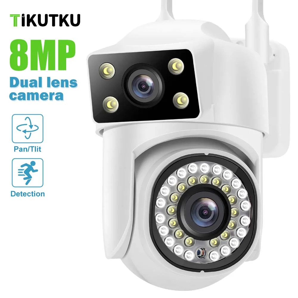 4K-8MP-IP-Camera-Dual-Lens-WiFi-Wireless-Dual-Screen-Outdoor-PTZ ...