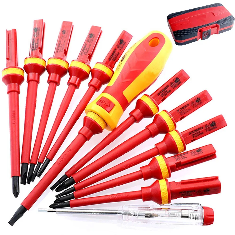 1000V-Insulated-Electrician-Screwdriver-High-Hardness-Set-Household ...