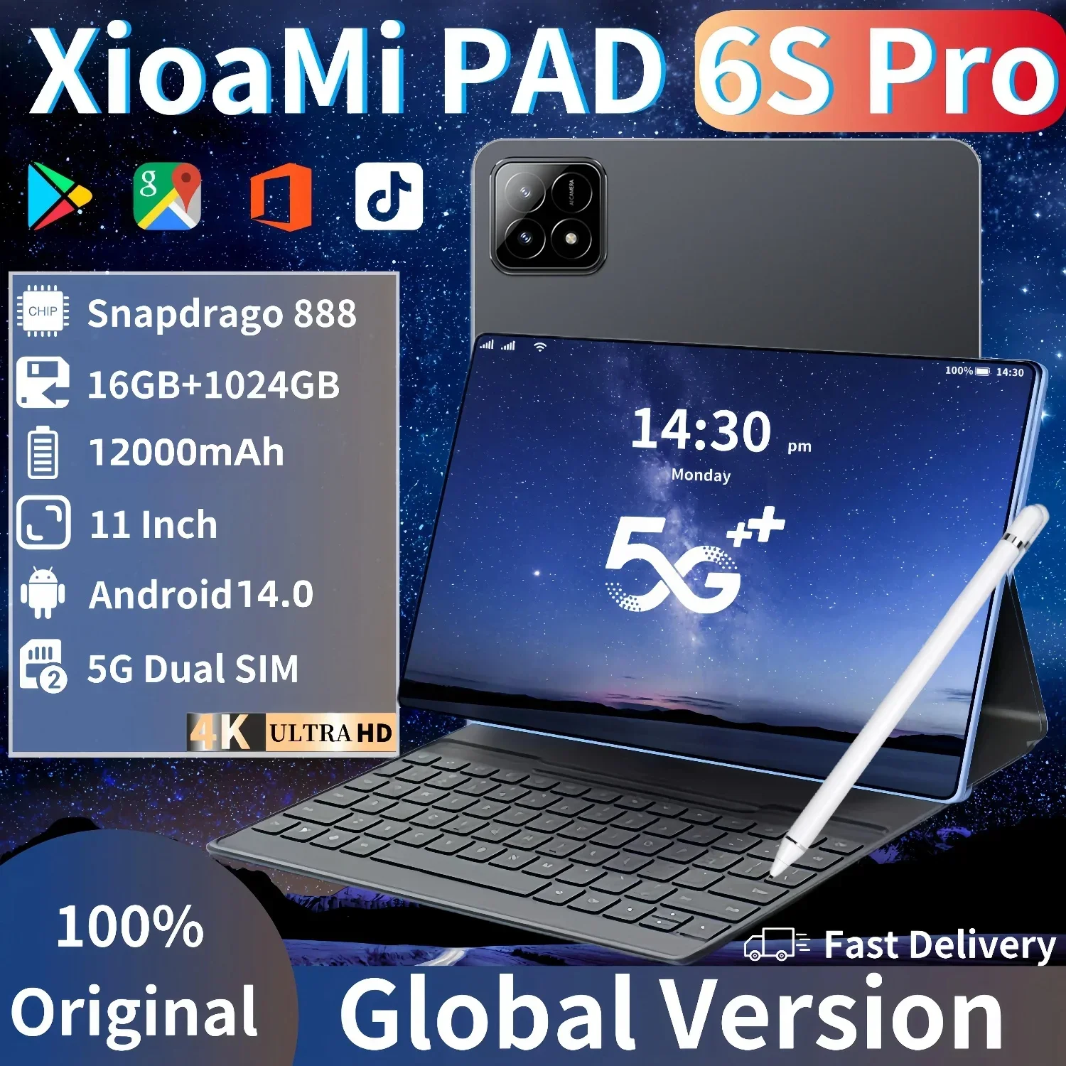 Xioami-Tablette-Pad-6S-Pro-11-HD-4K-Android-14-16-Go-1T-12000mAh-5G ...