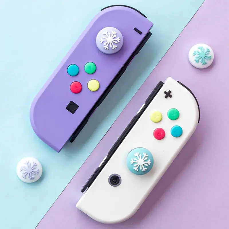 Glitter-Ghost-Sakura-Thumb-Stick-Grip-Joycon-Cover-For-Switch-Oled-NS-Lite-Controller-Thumbstick ...