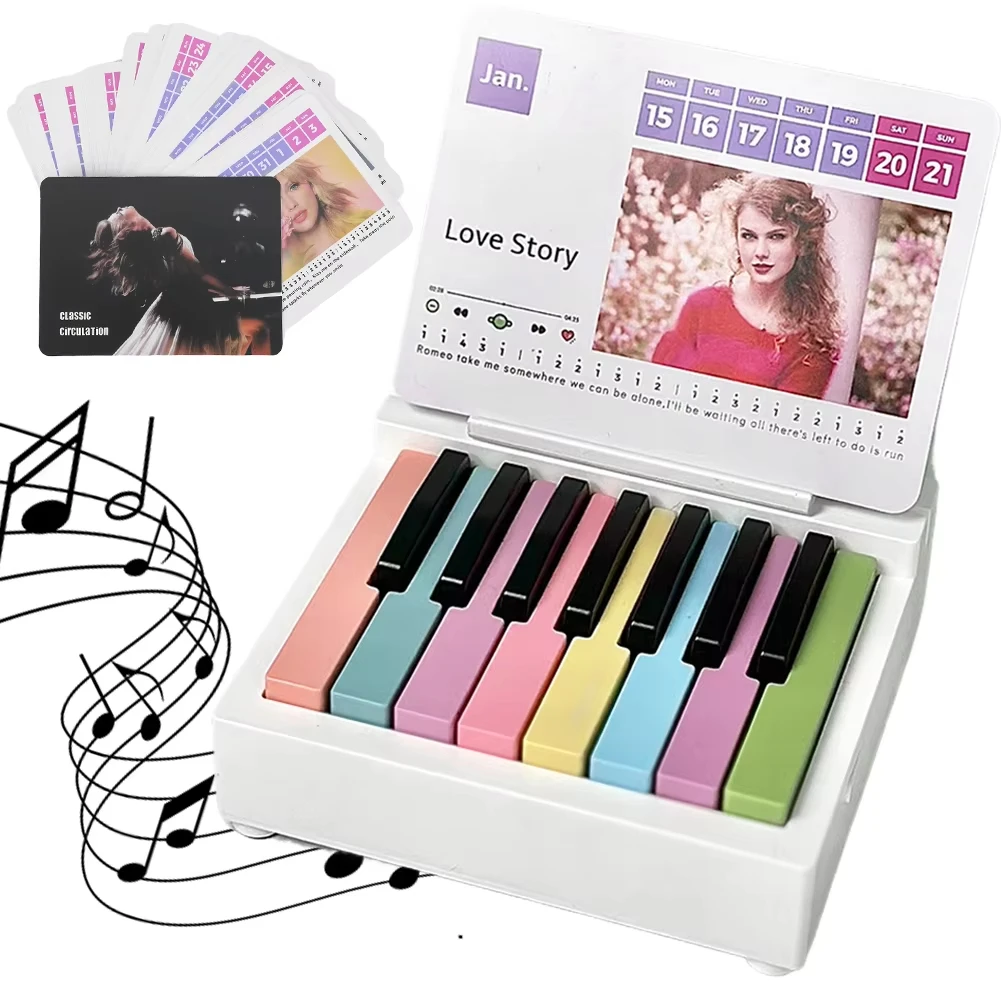Taylor-Swift2025-Calendario-de-escritorio-de-piano-jugable-Calendarios ...