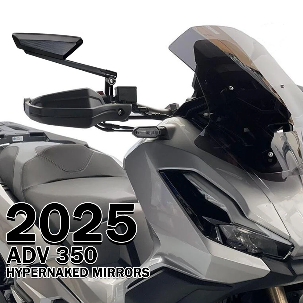 Motorcycle Rearview Mirrors For Honda ADV 350 ADV350 2025 Adjustable ...
