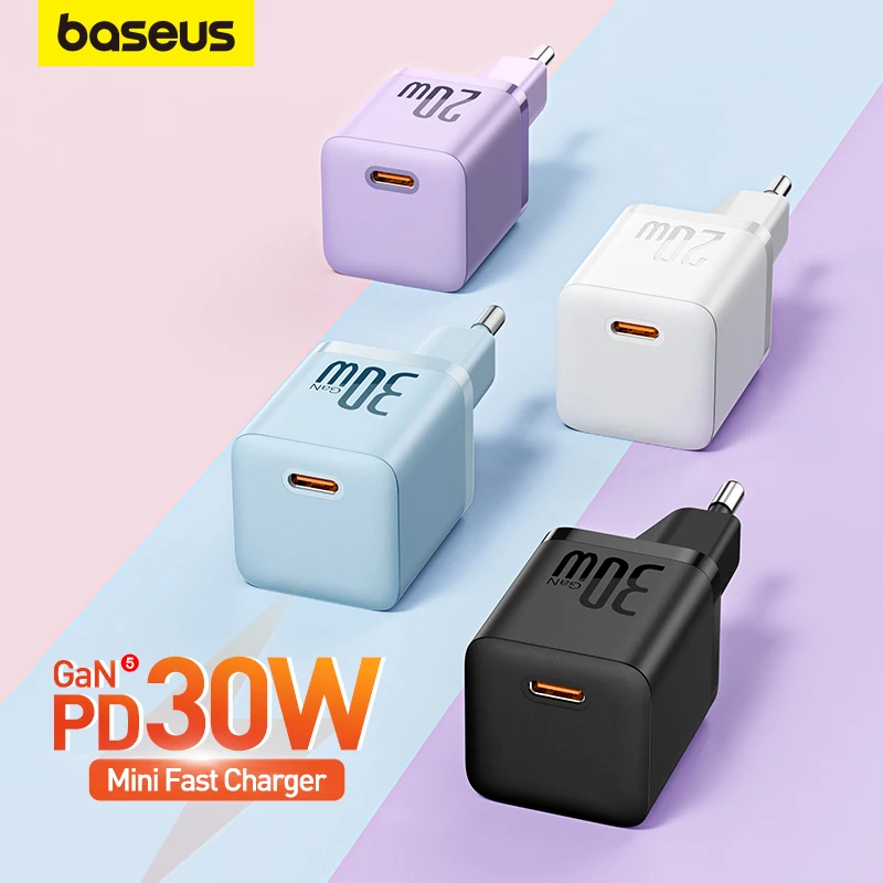 Baseus-30W-USB-Type-C-Charger-20W-Portable-Phone-Charger-Support-Type-C ...