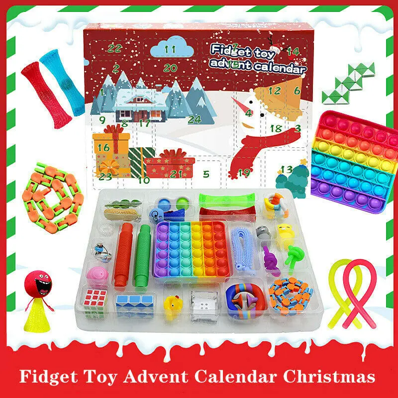 Fidget-Calendar-Advent-Toy-Christmas-Toys-Christmas-Countdown-Calendar ...