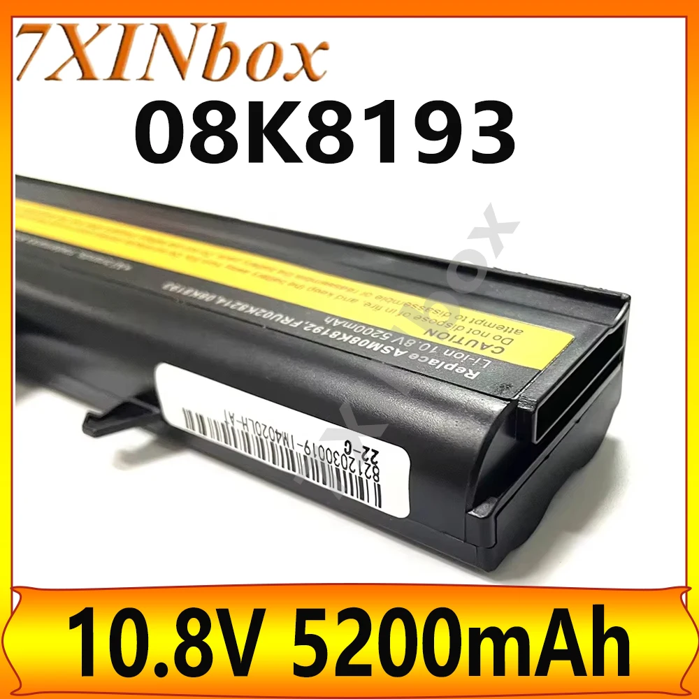 7XINbox 08K8193 ASM08K8192 10.8V 5200mAh Laptop Battery For Lenovo ...