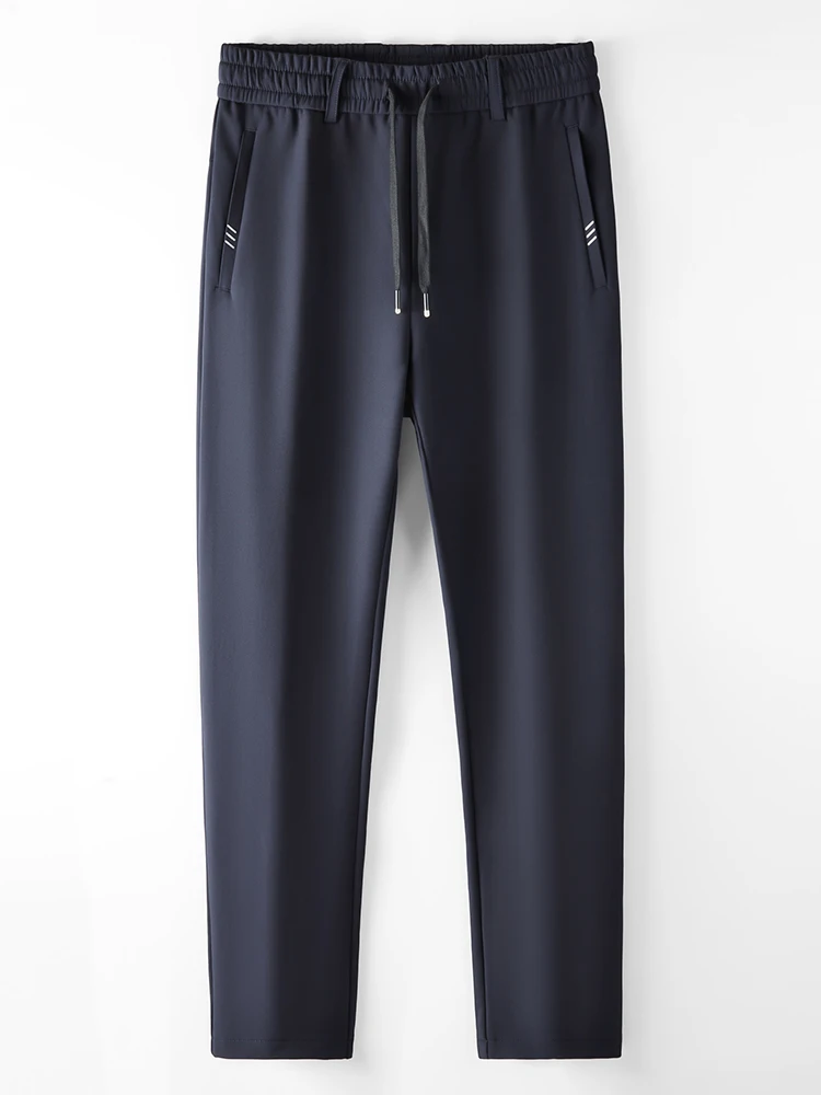 2024 Autumn Winter Men Sweatpants Fleece Liner Warm Straight Track ...
