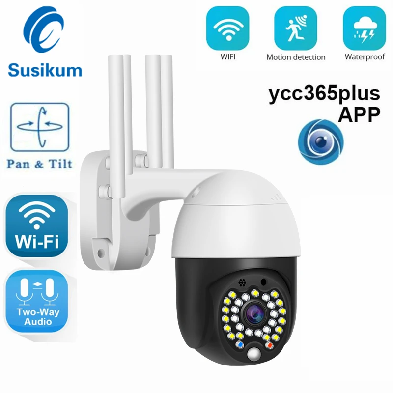 Ycc365 Plus Surveillance Outdoor Wifi Camera 1080p Waterproof Cctv Home ...