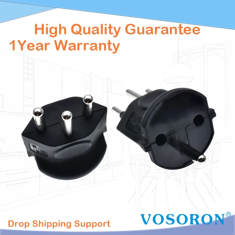 Europäische Frankreich ZU Schweizer stecker Reise Adapter 3 pin stecker ...