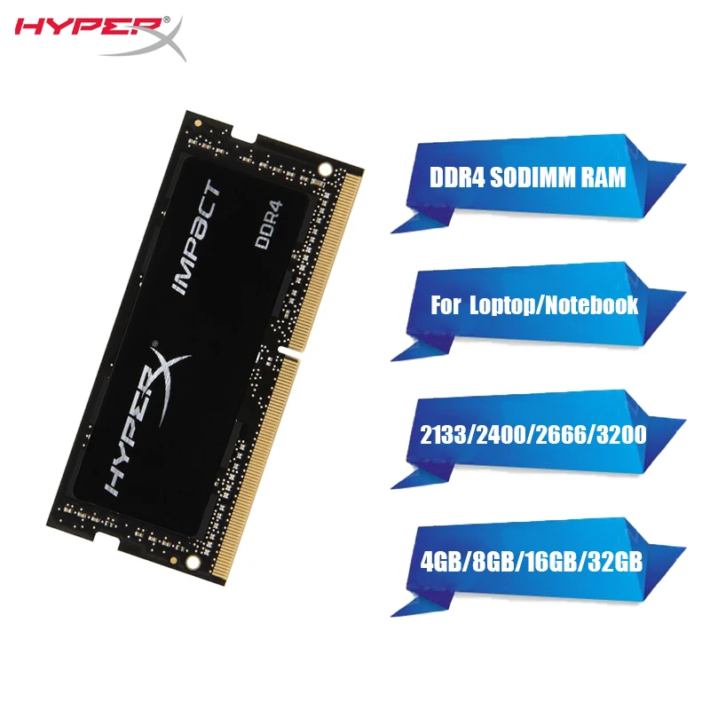 Mémoire pour ordinateur portable RAM 8 Go 16 Go 32 Go 3200MHz 2133 2400 ...