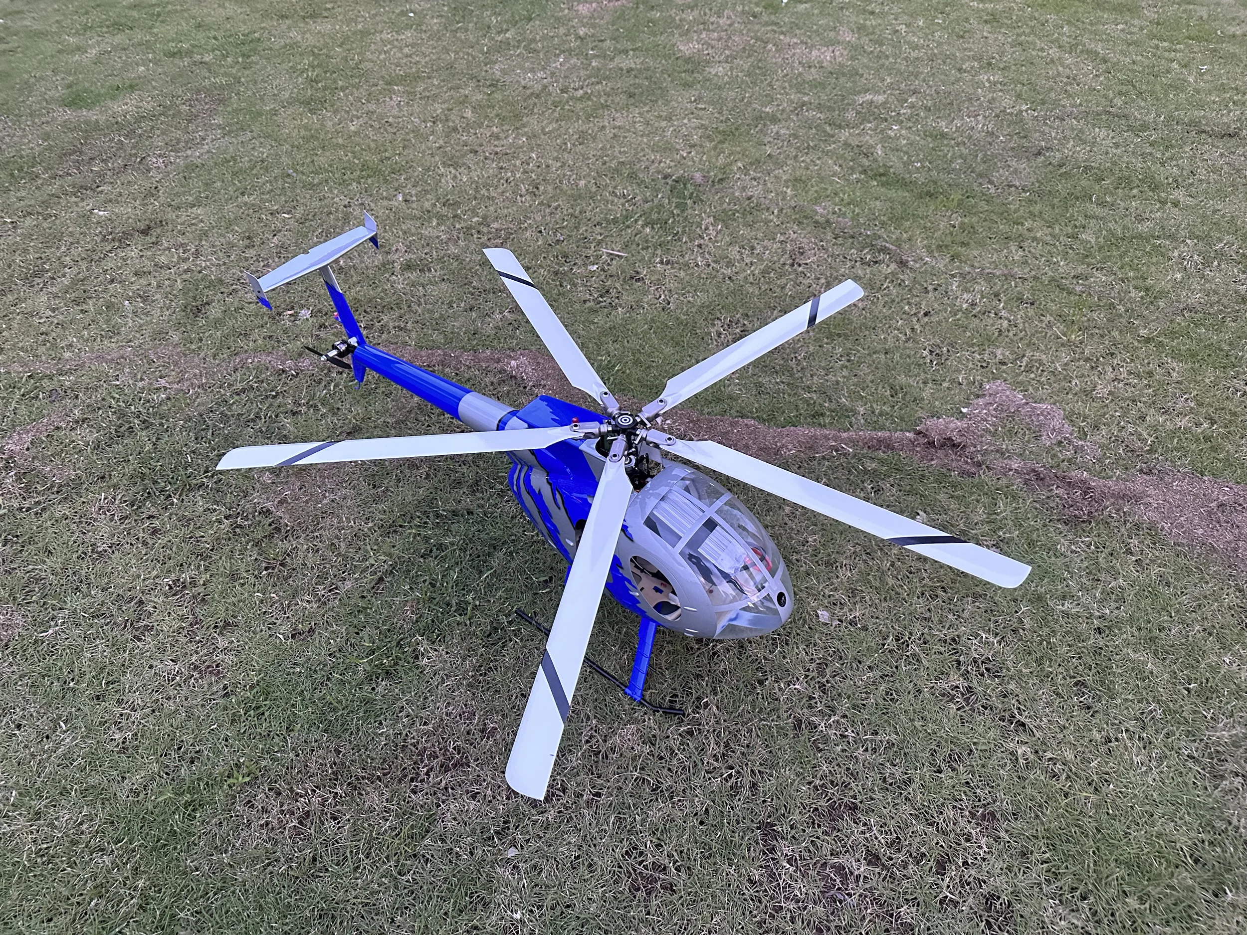 FLISHRC Roban MD-500E MD500 G-Jive 500 Size Helicopter Scale Five Rotor ...