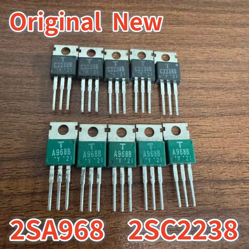 5pairs/lot Brand New Original 2SA968 2SC2238 2SA968B/2SC2238B/A968 ...