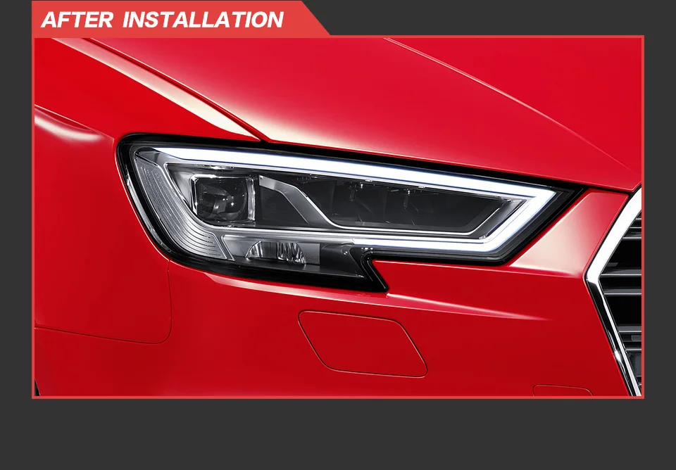 Car Lights For Audi A3 Led Headlight 2013-2019 A3 8v Head Lamp Light ...