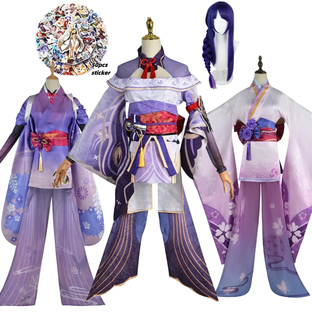 Raiden-Shogun-Game-Beelzebul-Cosplay-Anime-Raiden-Ei-disfraz-de-mujer ...