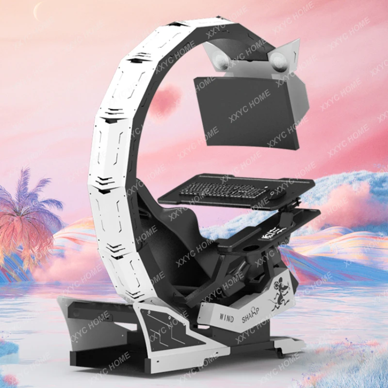 Computer-Cockpit-Pink-Zero-Gravity-Space-Capsule-Gaming-Electronic ...