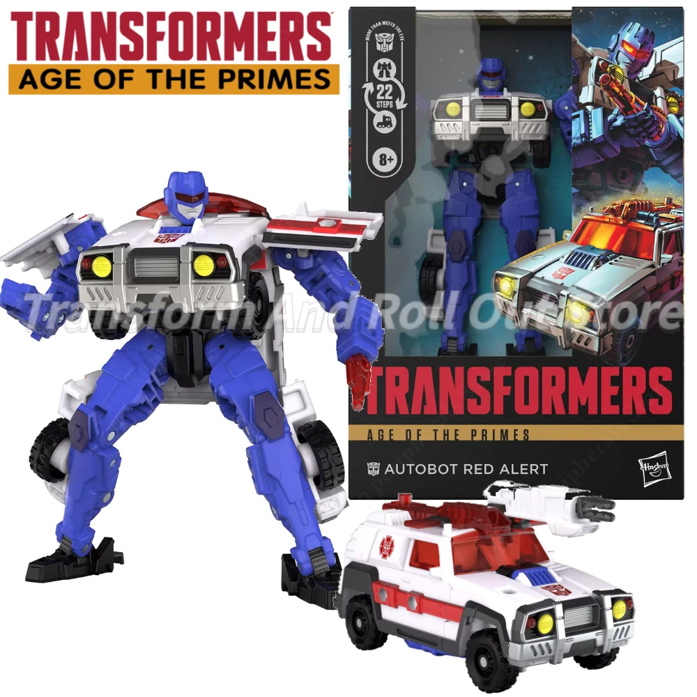 In Stock Transformers Age of The Primes 2025 Voyager Red Alert Action ...