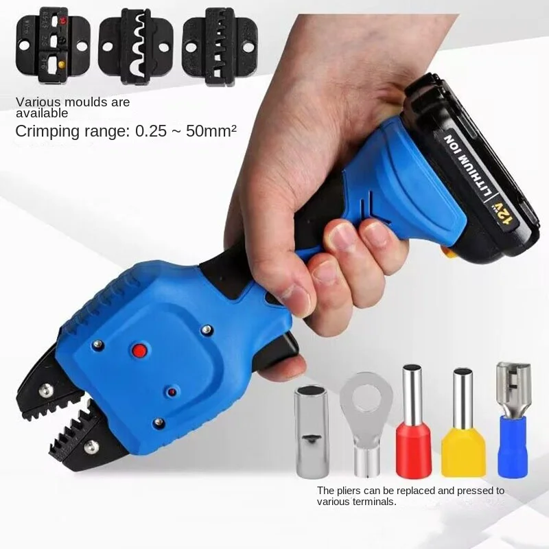Zc-B50Km-Battery-Powered-Crimping-Pliers-for-Insulated-Tubes-and-Bare ...