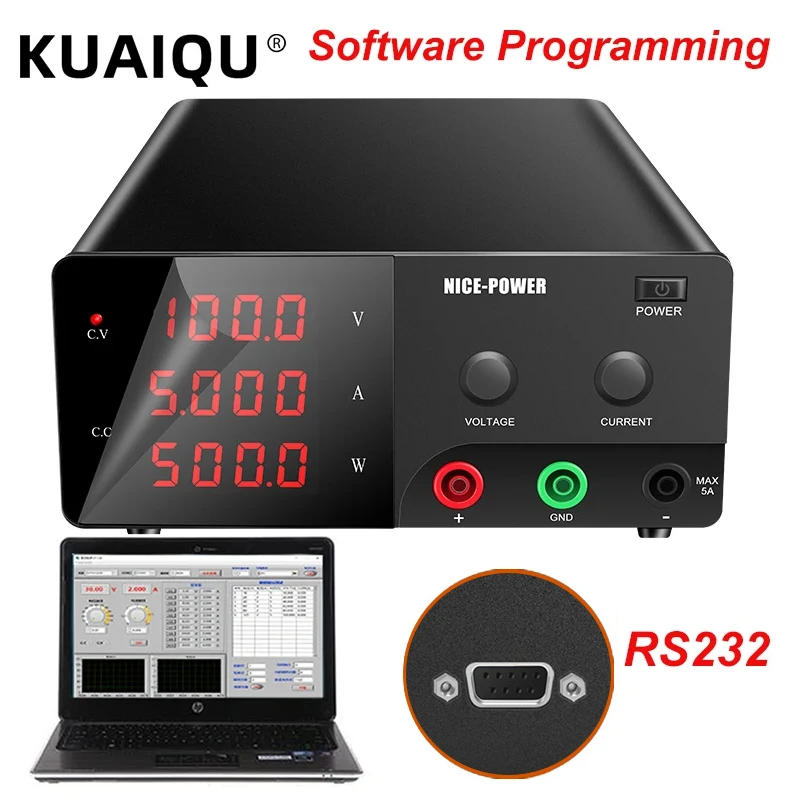 RS232 Programmble 450W-1200W Bench Regulated Power Supply Adjustable ...