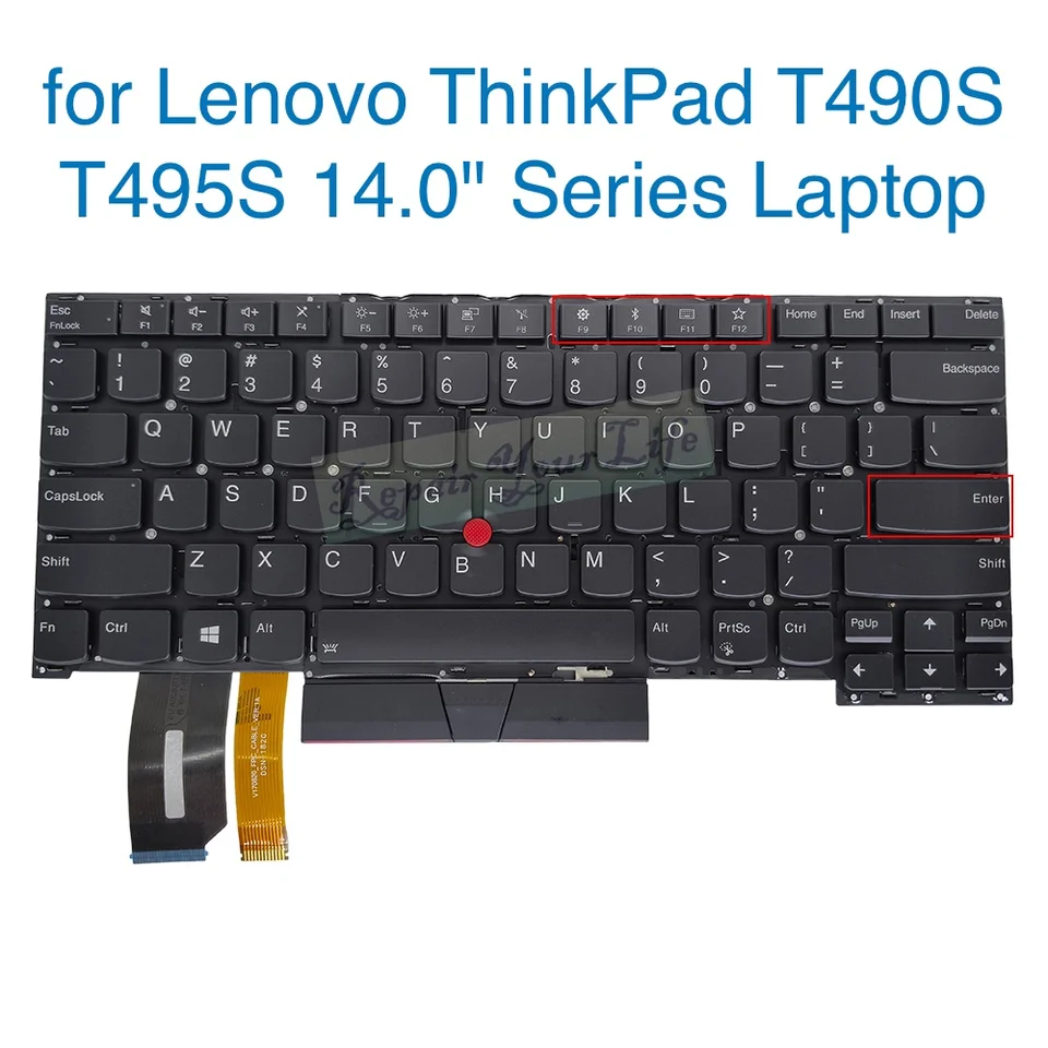 Lenovo Thinkpad Gen 1 Keyboard New US Black English Backlit Laptop ...