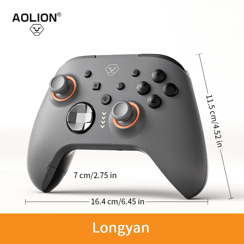 Aolion-Sem-Fio-Bluetooth-Vibrar-Gaming-Controller-Hall-Gatilho-Joystick ...