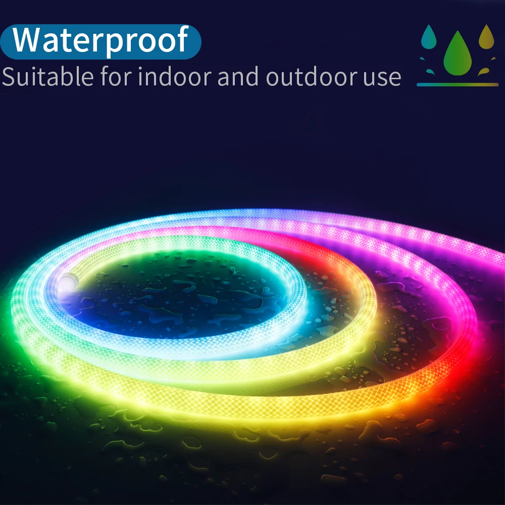 WS2812B-WS2811-Round-Neon-Led-Light-WS2812-Reticulate-Pattern-fabric ...