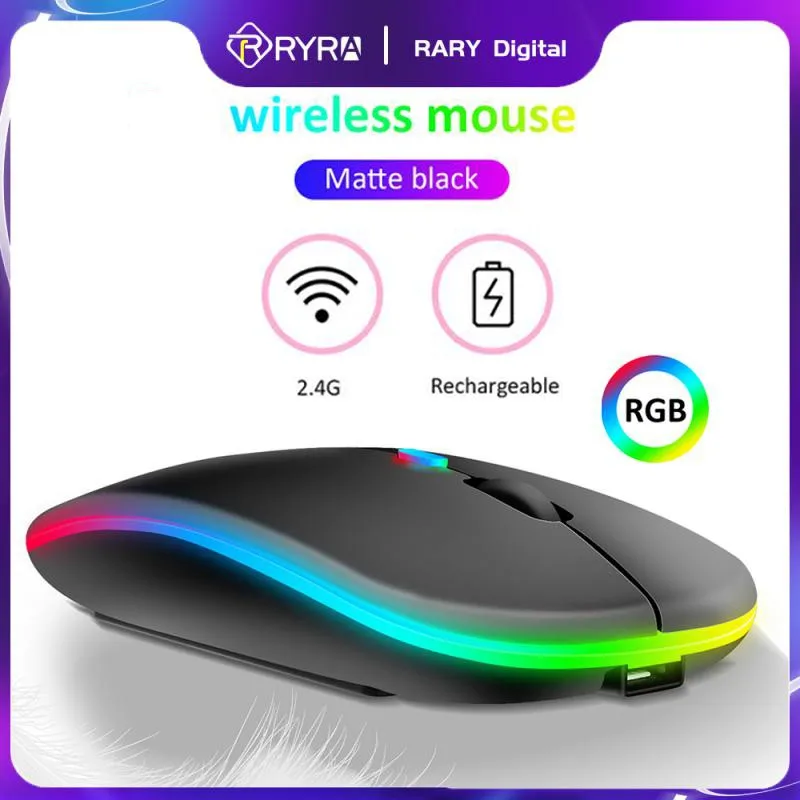 Ryra 2.4ghz Wireless Mouse Wireless Computer Silent Mause 1600dpi Mice ...