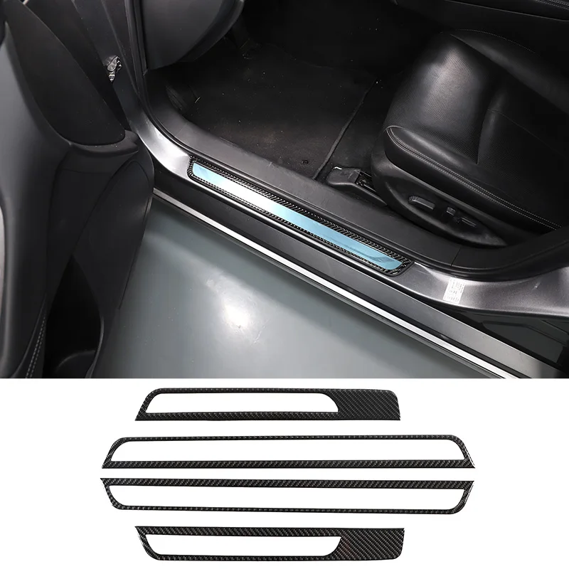 For-Infiniti-Q50-Q50L-2015-2022-Soft-Carbon-Fiber-Car-Exterior-Sill ...