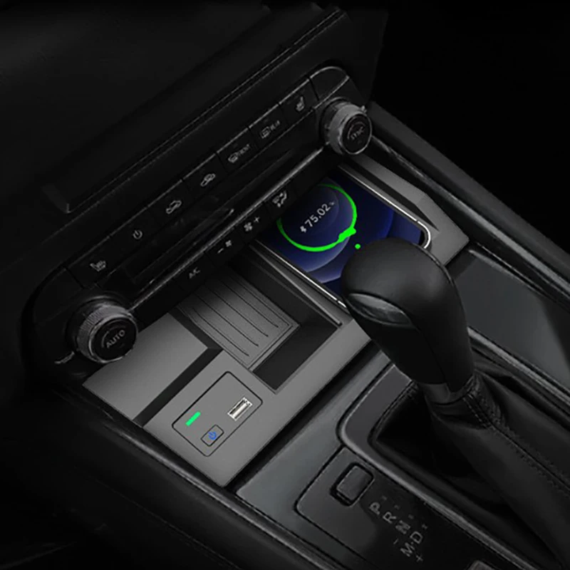 Car wireless charging QI phone charger fast charger charging pad plate ...