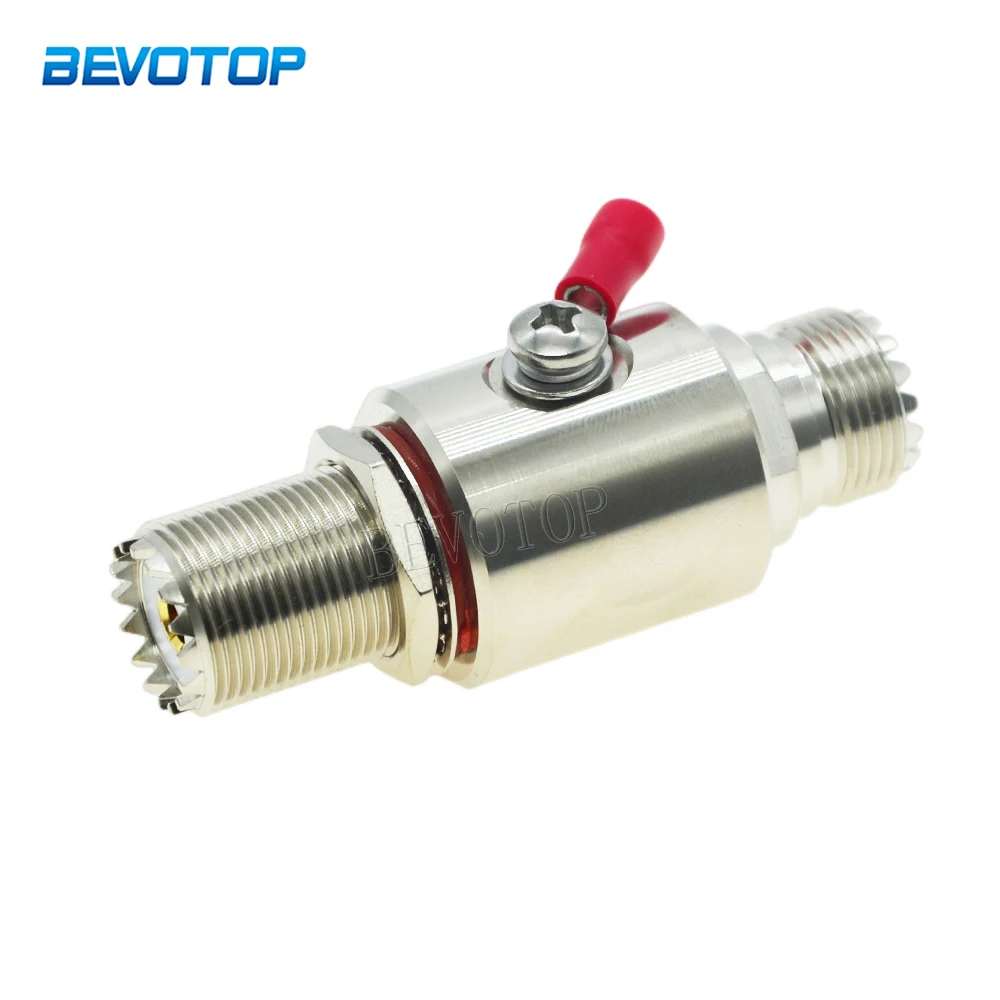 1Pcs-SO239-UHF-Female-to-Female-Jack-DC-3GHz-50ohm-Coaxial-Lightning ...