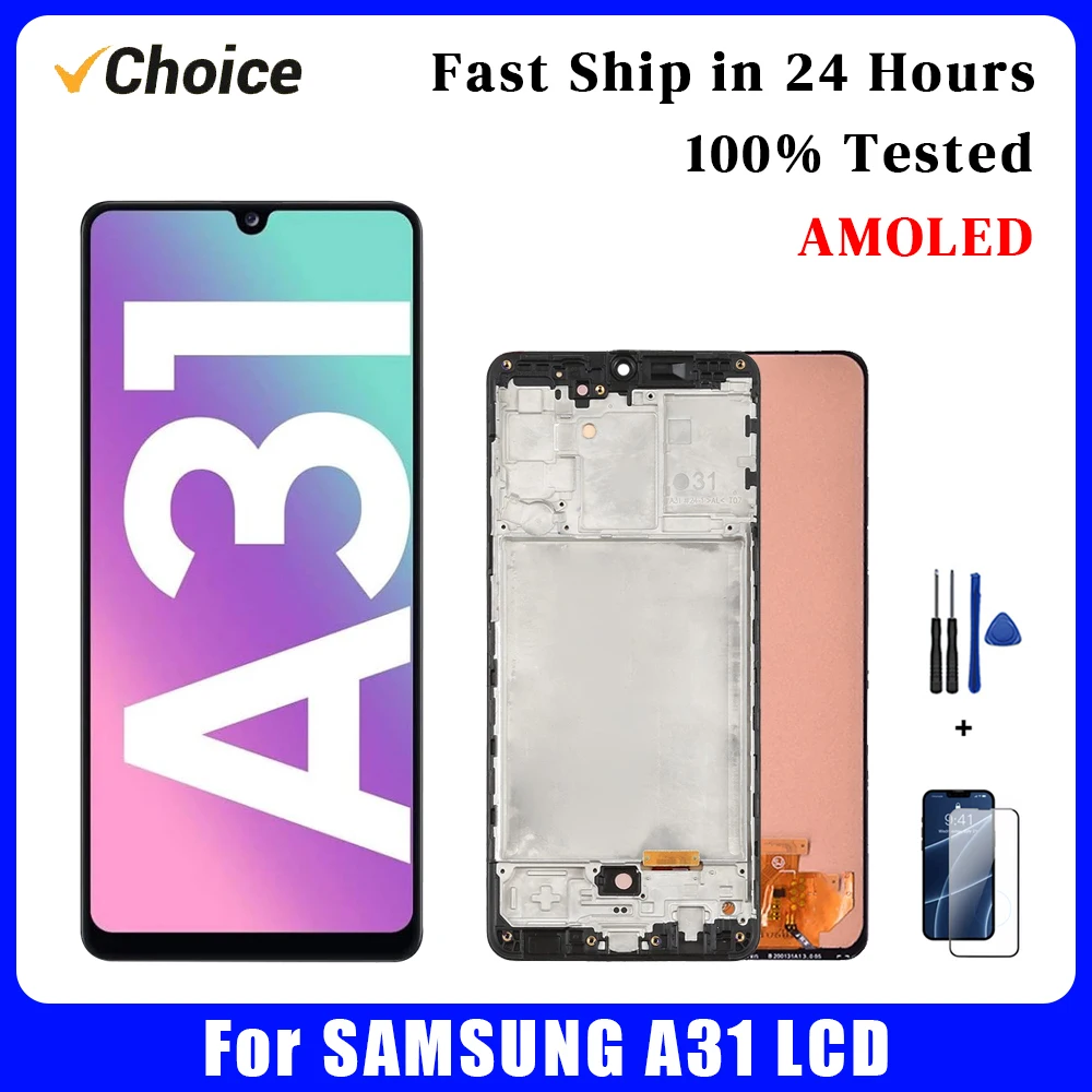 AMOLED-Display-For-Samsung-A31-LCD-Touch-Screen-Digitizer-Replacement ...