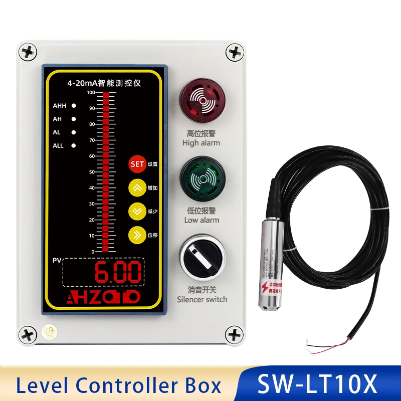 Liquid-Level-Display-Control-Box-Waterproof-Integral-Level-Transmitter ...