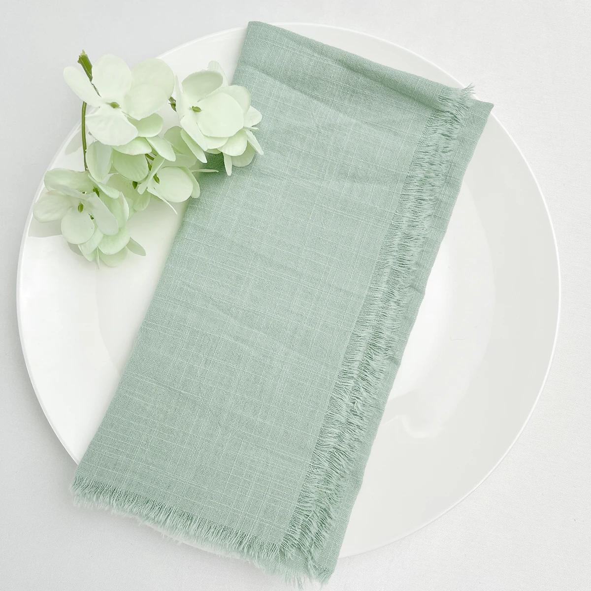 10-30-50pcs-Sage-Green-Factory-Wholesale-Serving-Cloth-Napkins-Cotton ...
