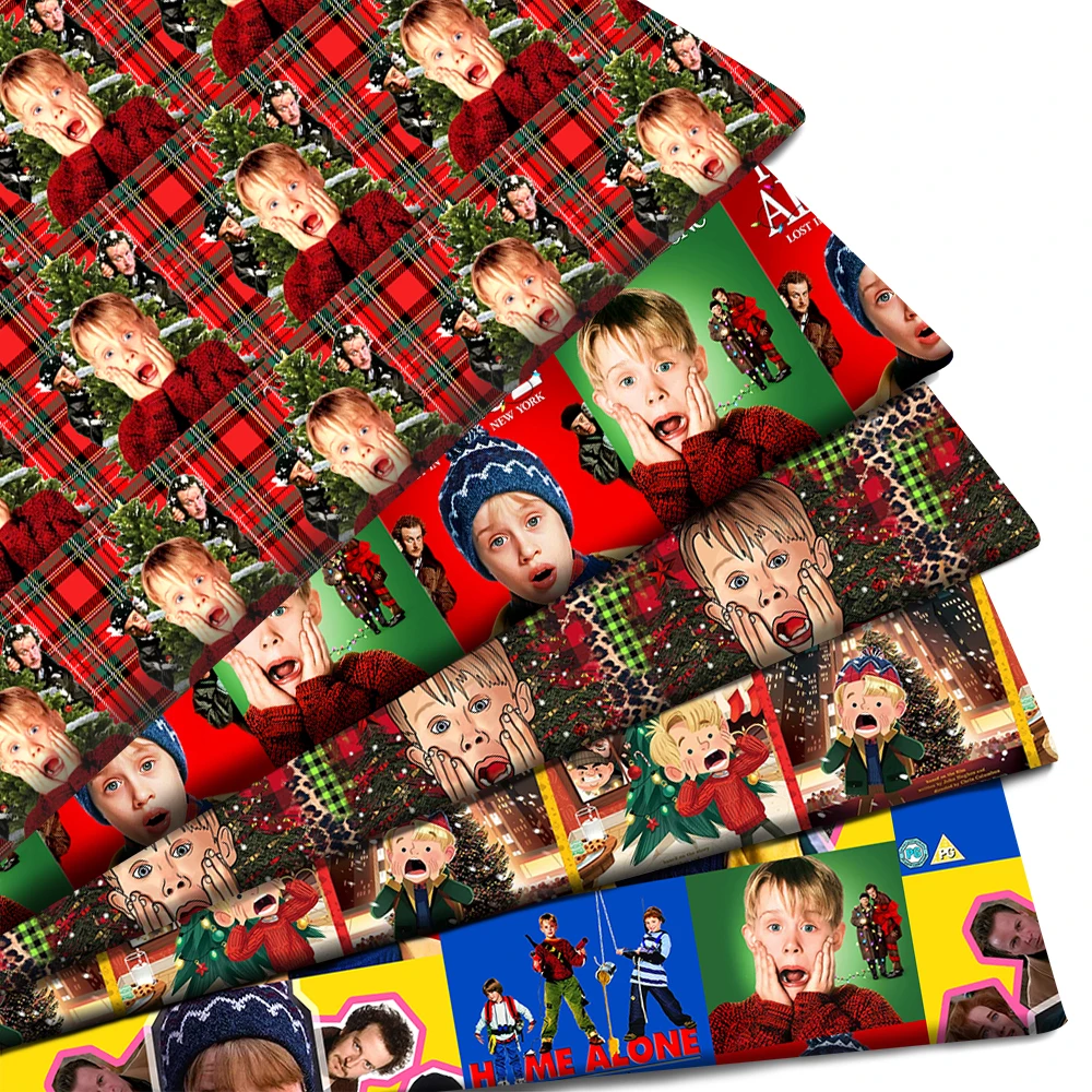 Christmas-Movie-Films-Printed-Polyester-Pure-Cotton-Material-Patchwork ...
