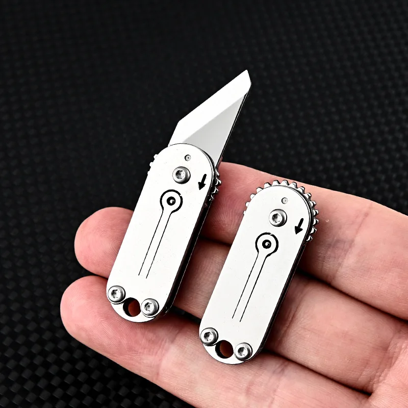 Stainless-Steel-Mini-Gear-Knife-Sharp-Portable-Pocket-Folding-Knife-Key ...