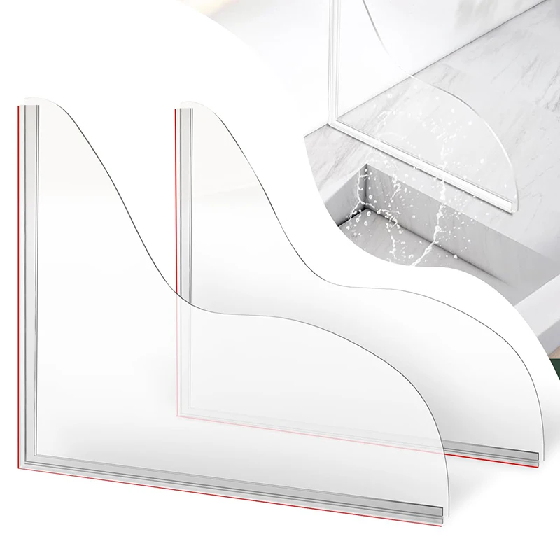 2 Pack Shower Splash Guard Kit Waterproof, Large Splash Guards For ...