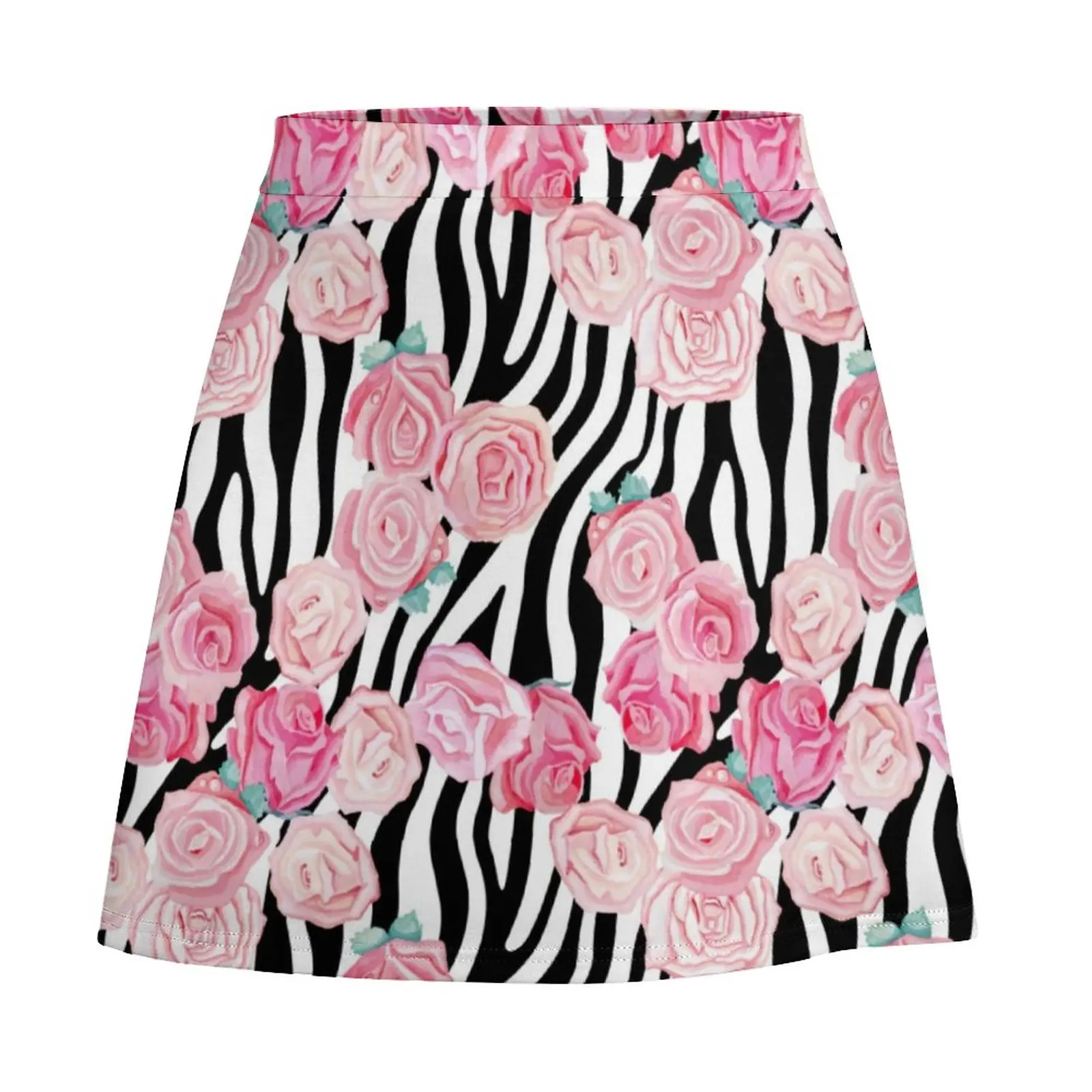 Pink Zebra Print Roses