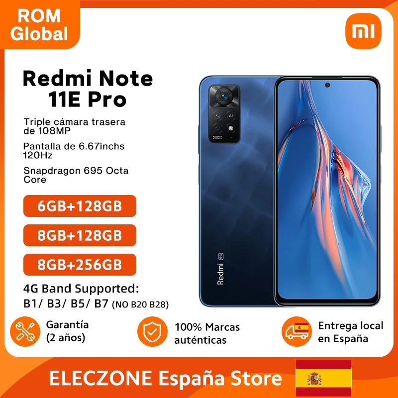 Global Rom Xiaomi Redmi Nota 11e Pro 5g Smartphone Nota 11 E Pro 108mp Câmera Traseira ...